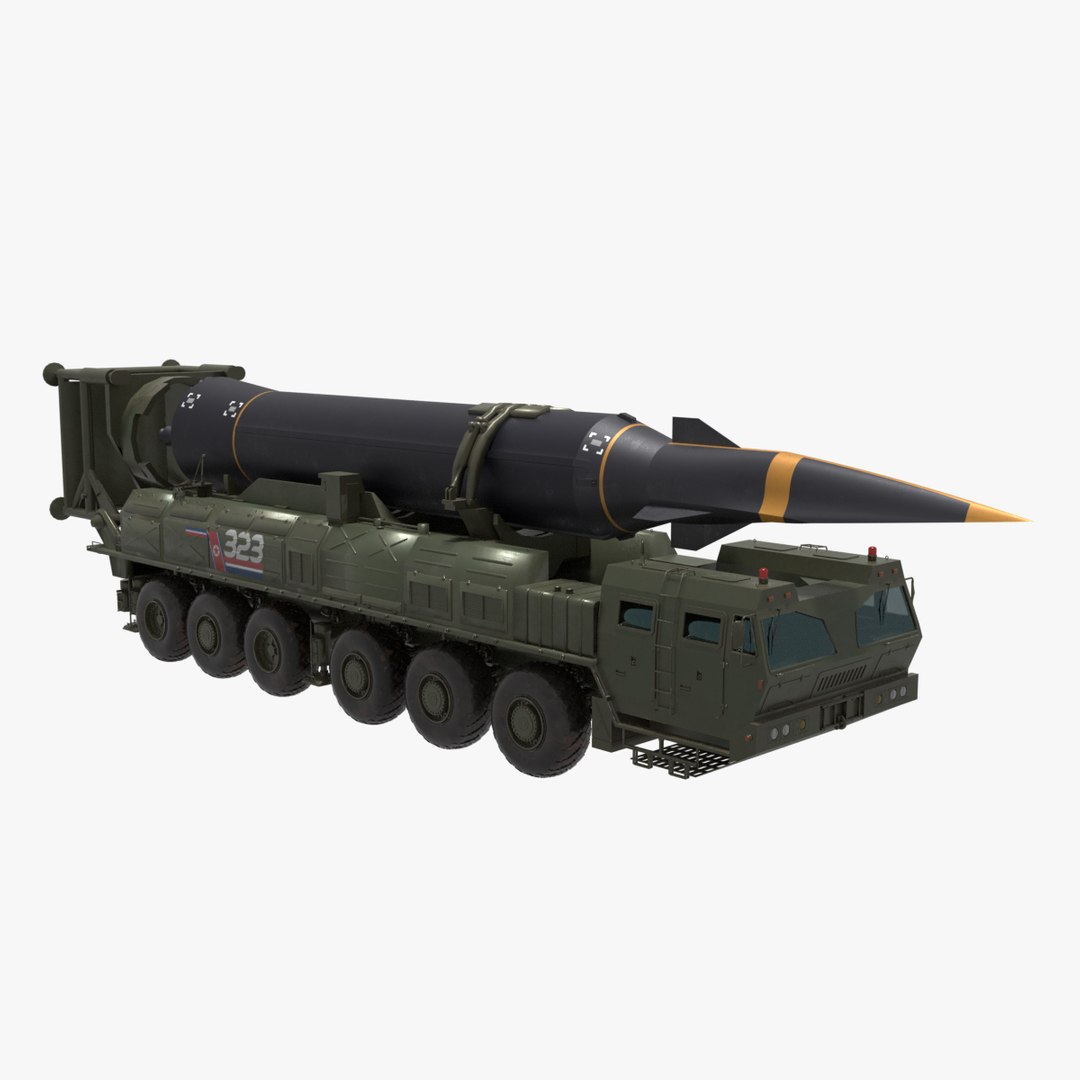 North Koreas Hypersonic Missile Hwasung-8 And Its Launcher 3D Model - TurboSquid 2244344