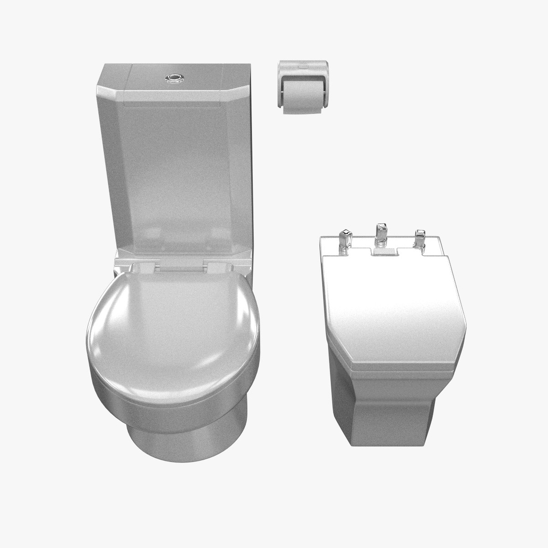 3d Model Toilet Bidet