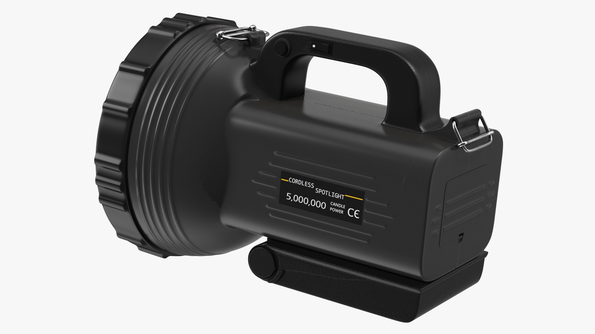 Digitals Long Range LED Searchlight Black Model - TurboSquid 2149910