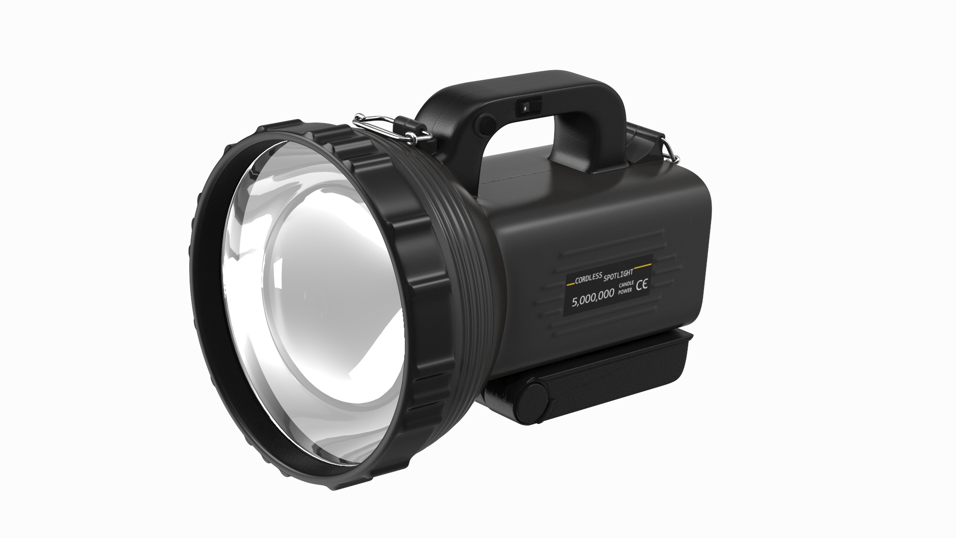 Digitals Long Range LED Searchlight Black Model - TurboSquid 2149910