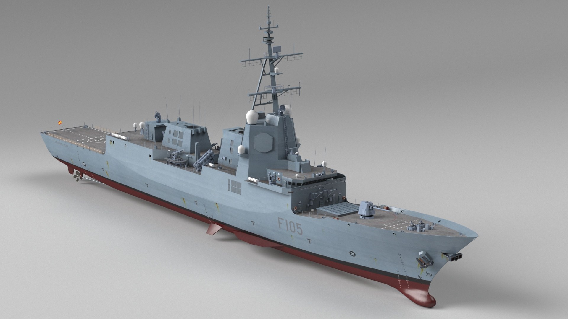 3D frigates spanish navy - TurboSquid 1560795