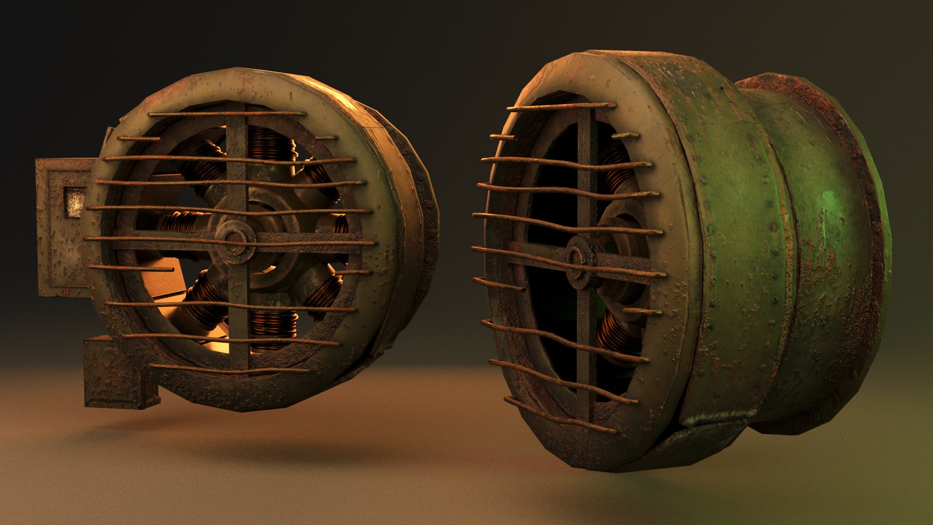 3D Rust Electricity Generator - TurboSquid 2239153