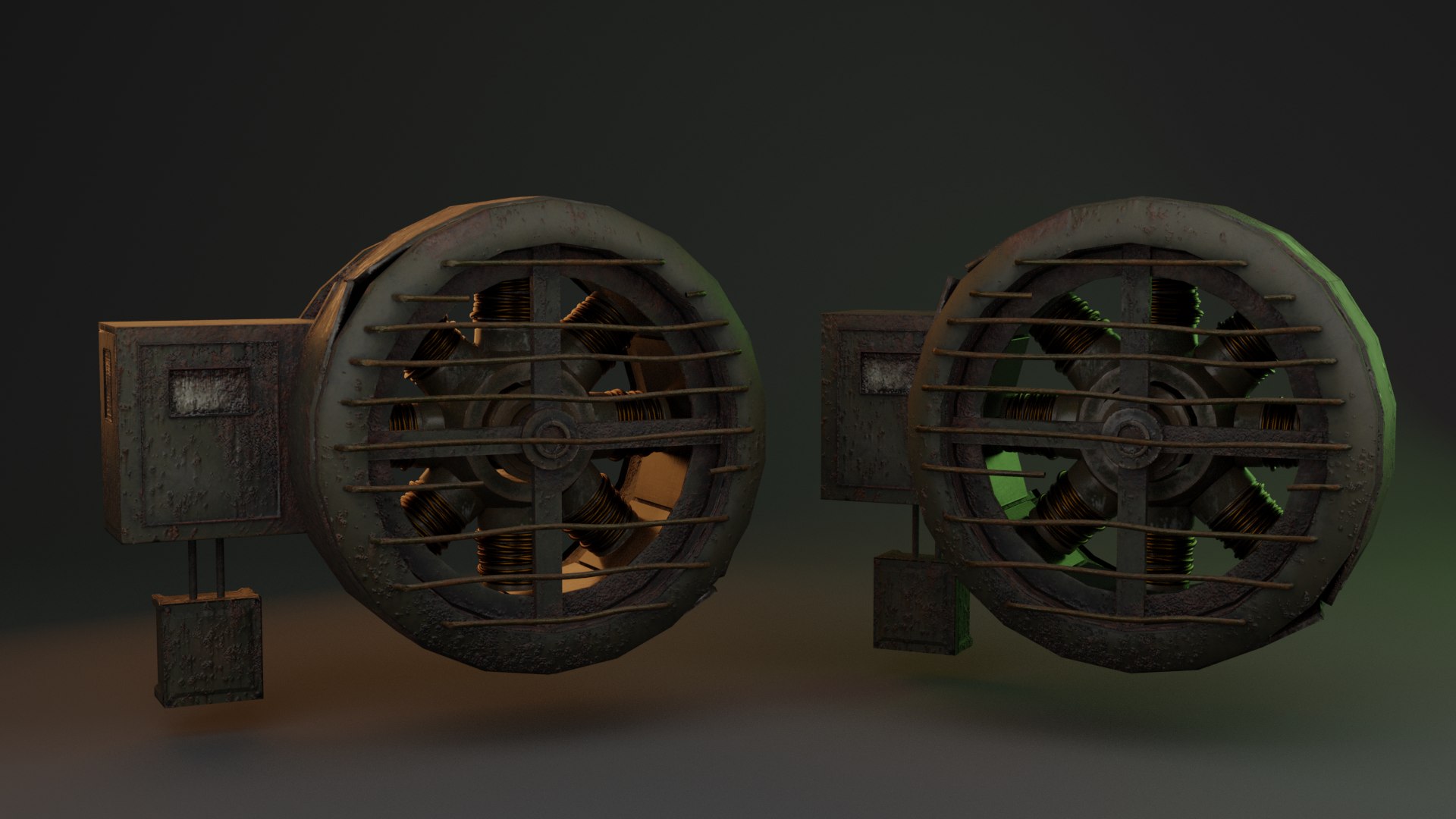 3D Rust Electricity Generator - TurboSquid 2239153