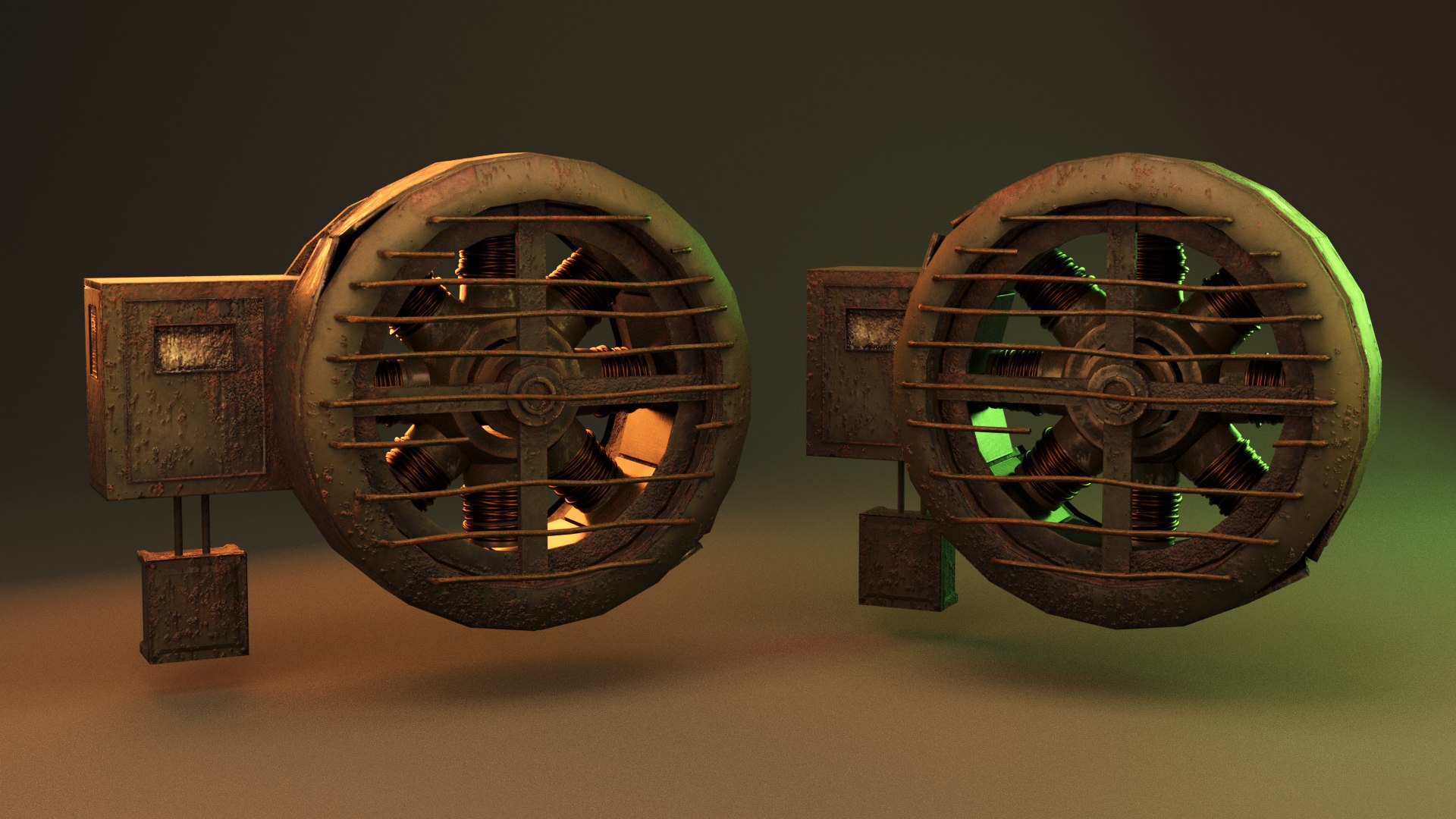 3D Rust Electricity Generator - TurboSquid 2239153