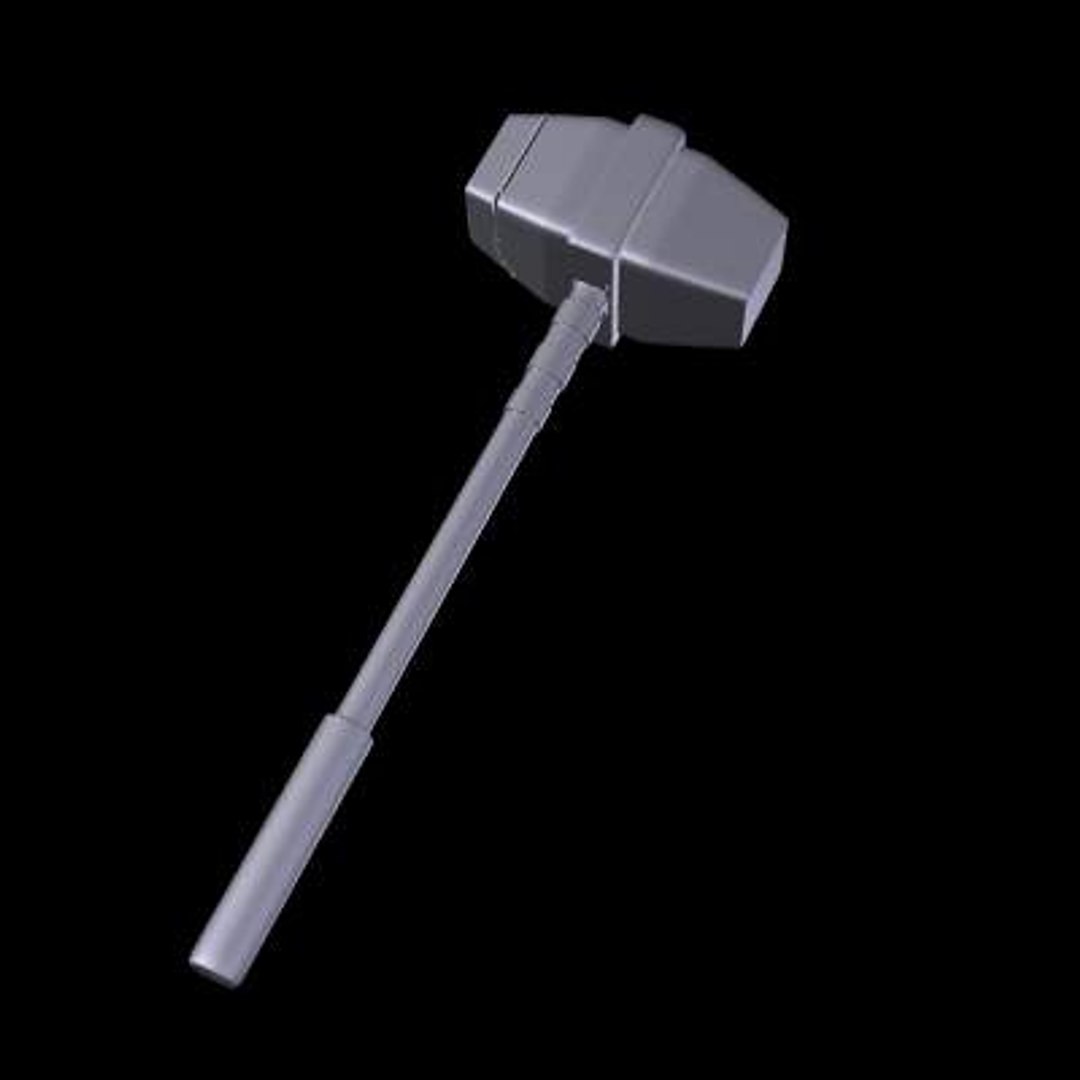 clubs medieval weapons obj free