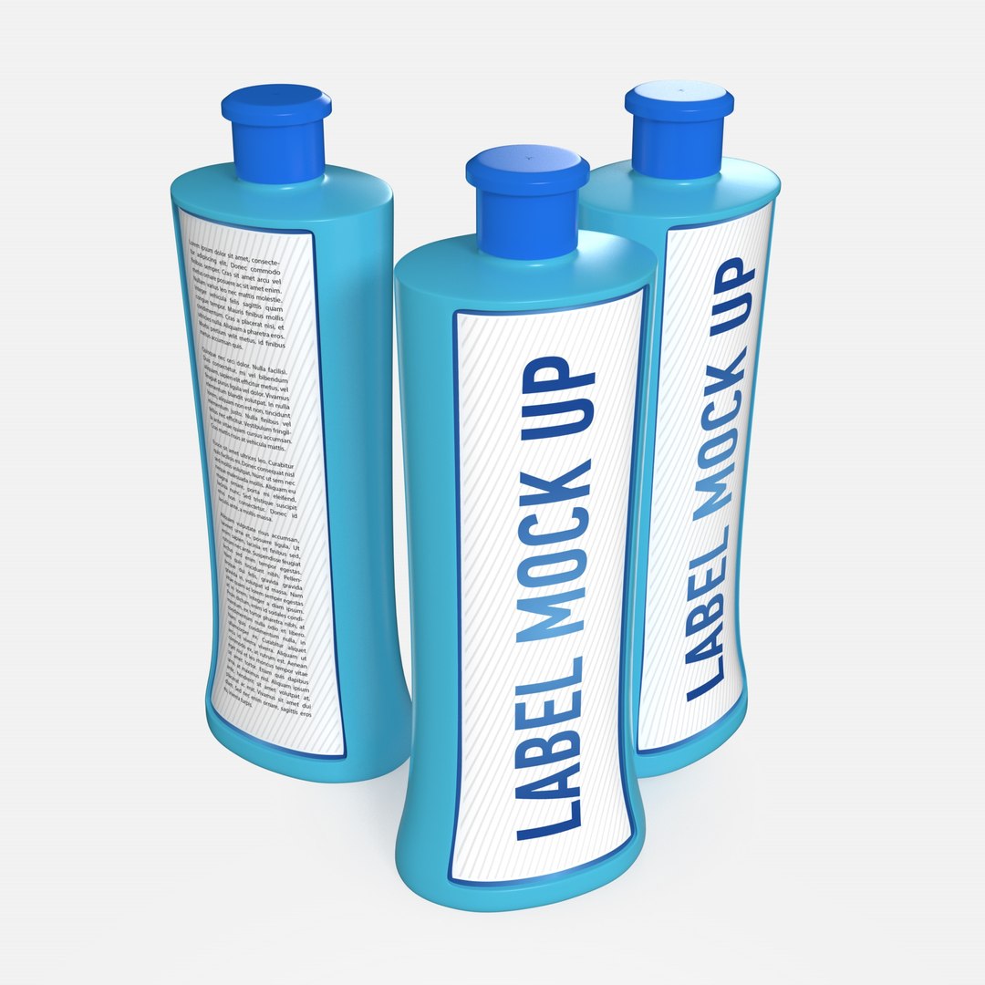 Shampoo Bottle 3D Model - TurboSquid 1292167