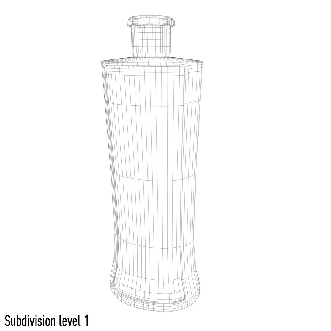 Shampoo Bottle 3D Model - TurboSquid 1292167