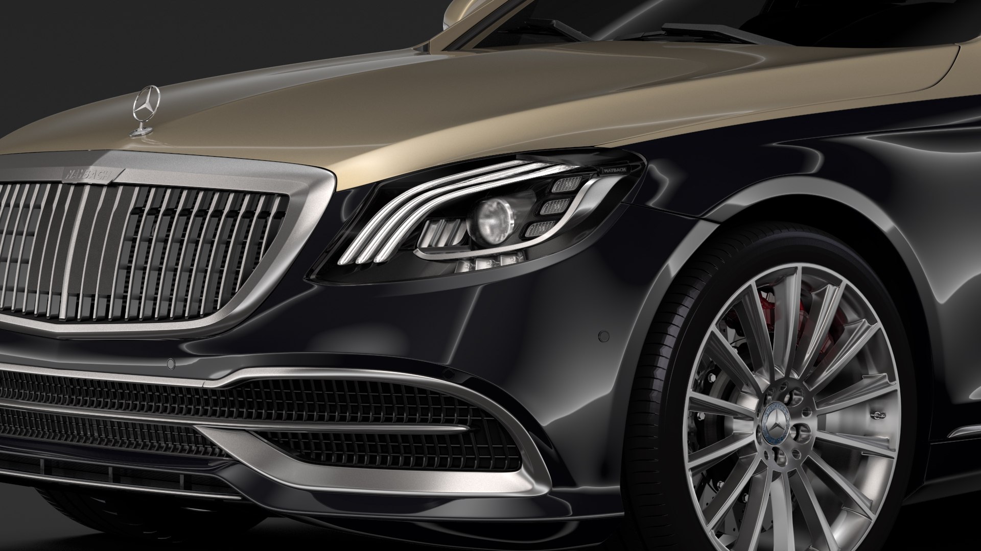 3D Mercedes Maybach S 560 Model - TurboSquid 1284498