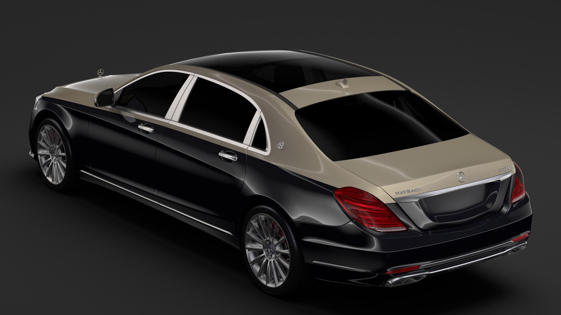 3D Mercedes Maybach S 560 Model - TurboSquid 1284498