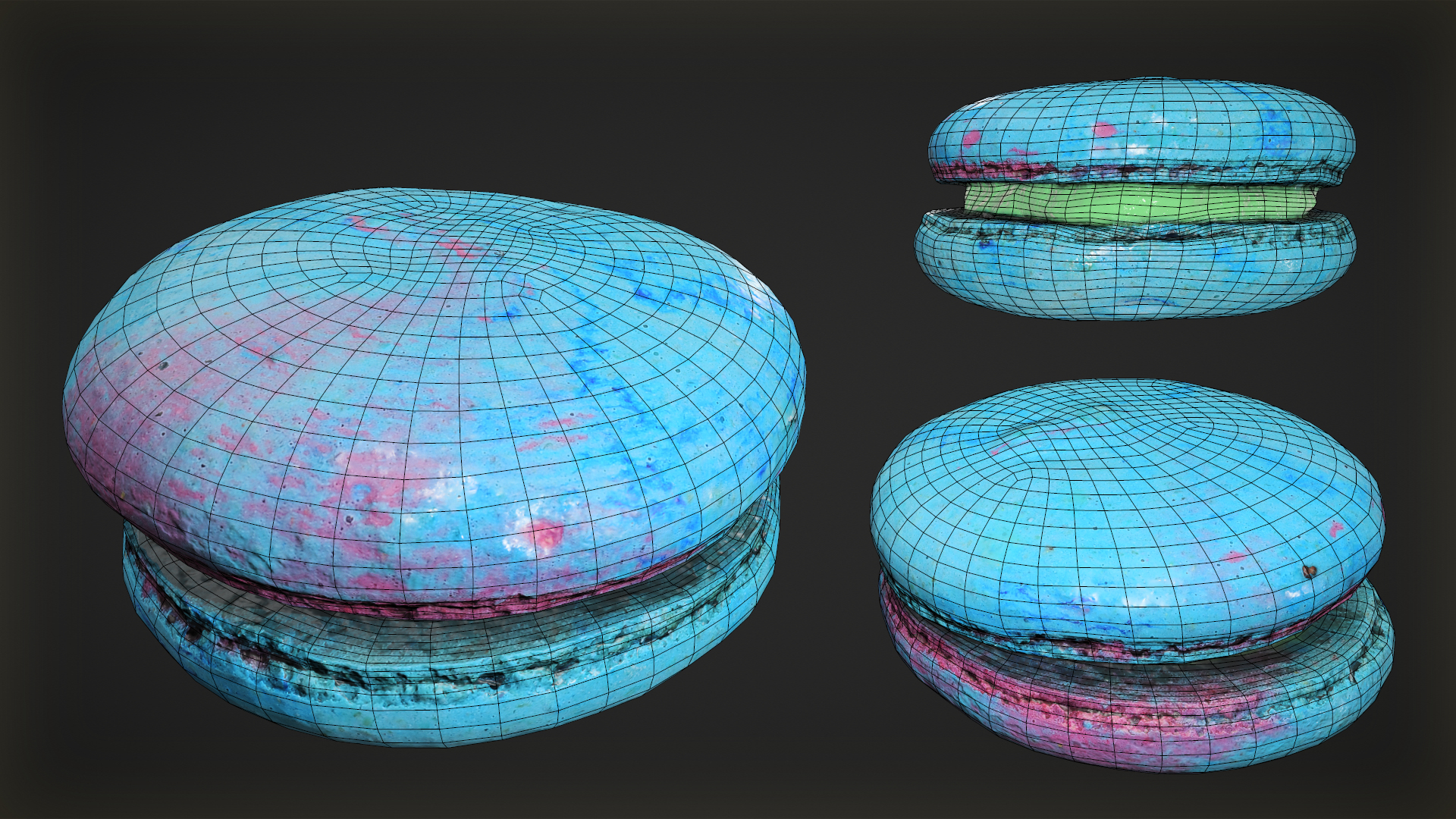 3D Macarons model - TurboSquid 1771160