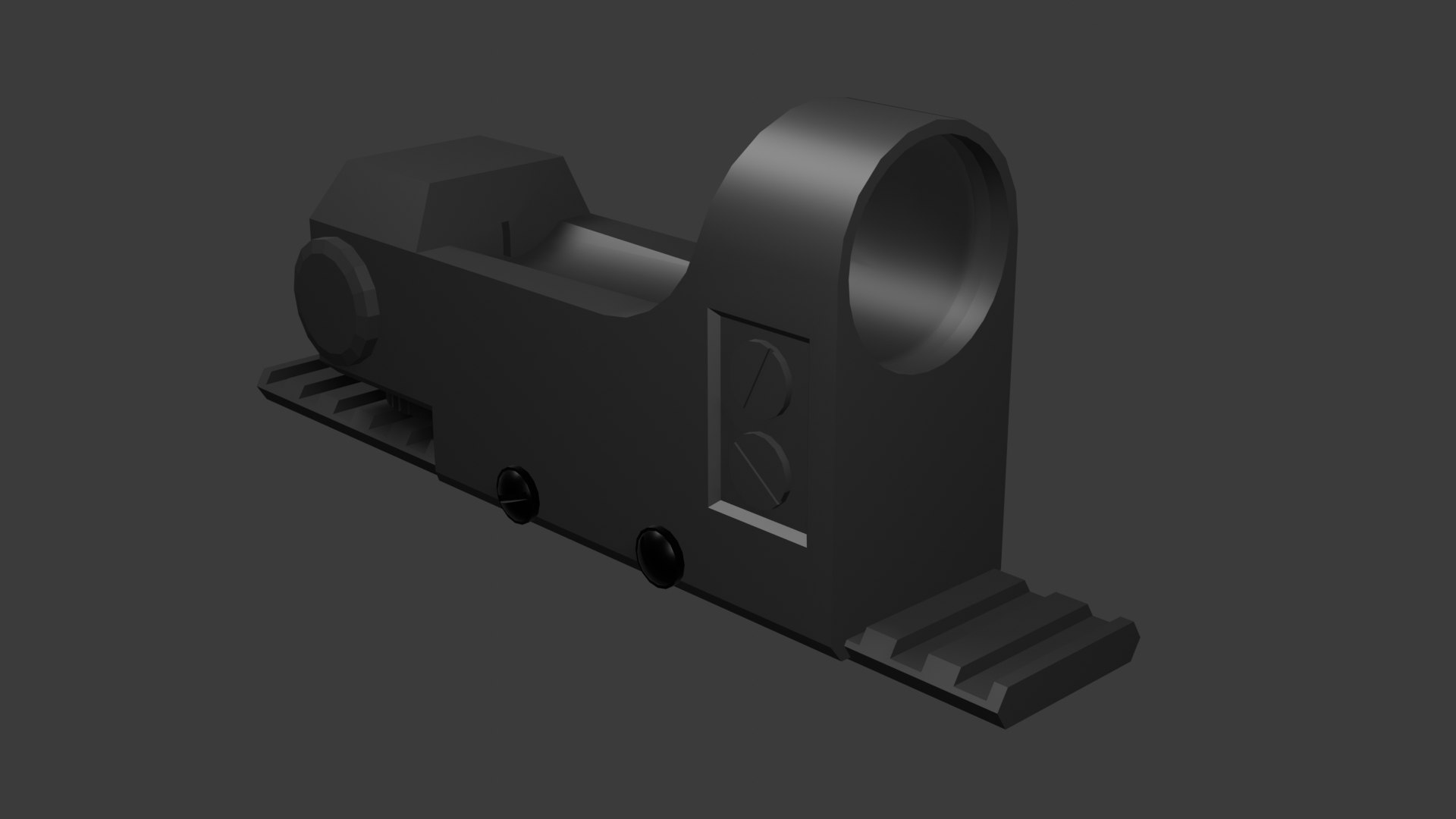3D Red Dot Sight - TurboSquid 2208318