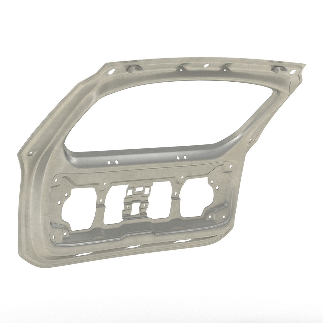 suv trunk frame 3d model