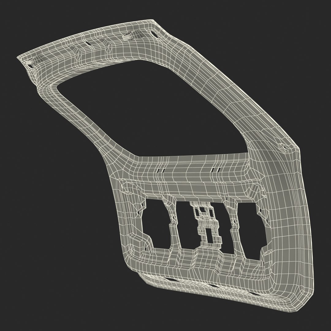 suv trunk frame 3d model