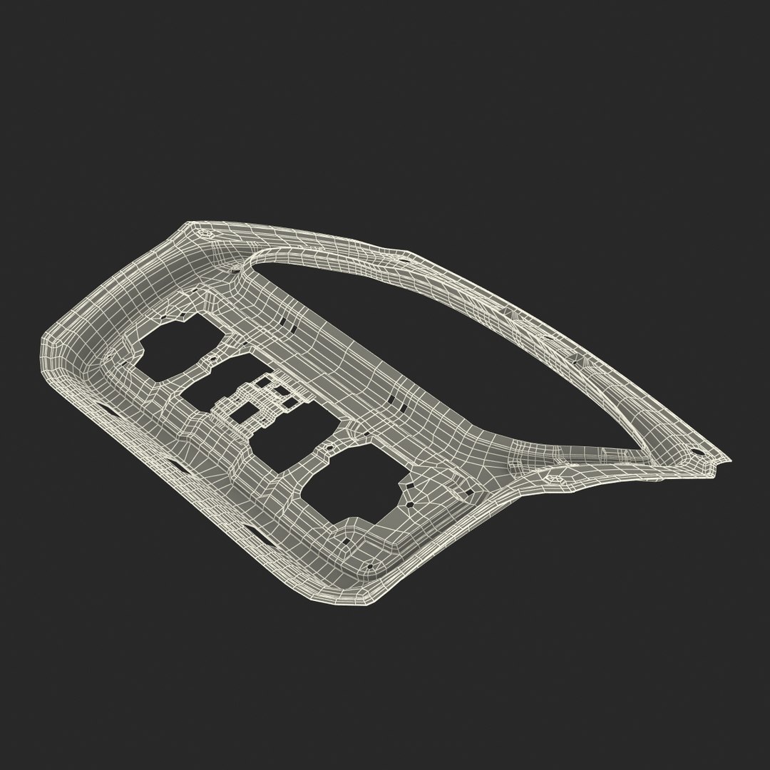 suv trunk frame 3d model