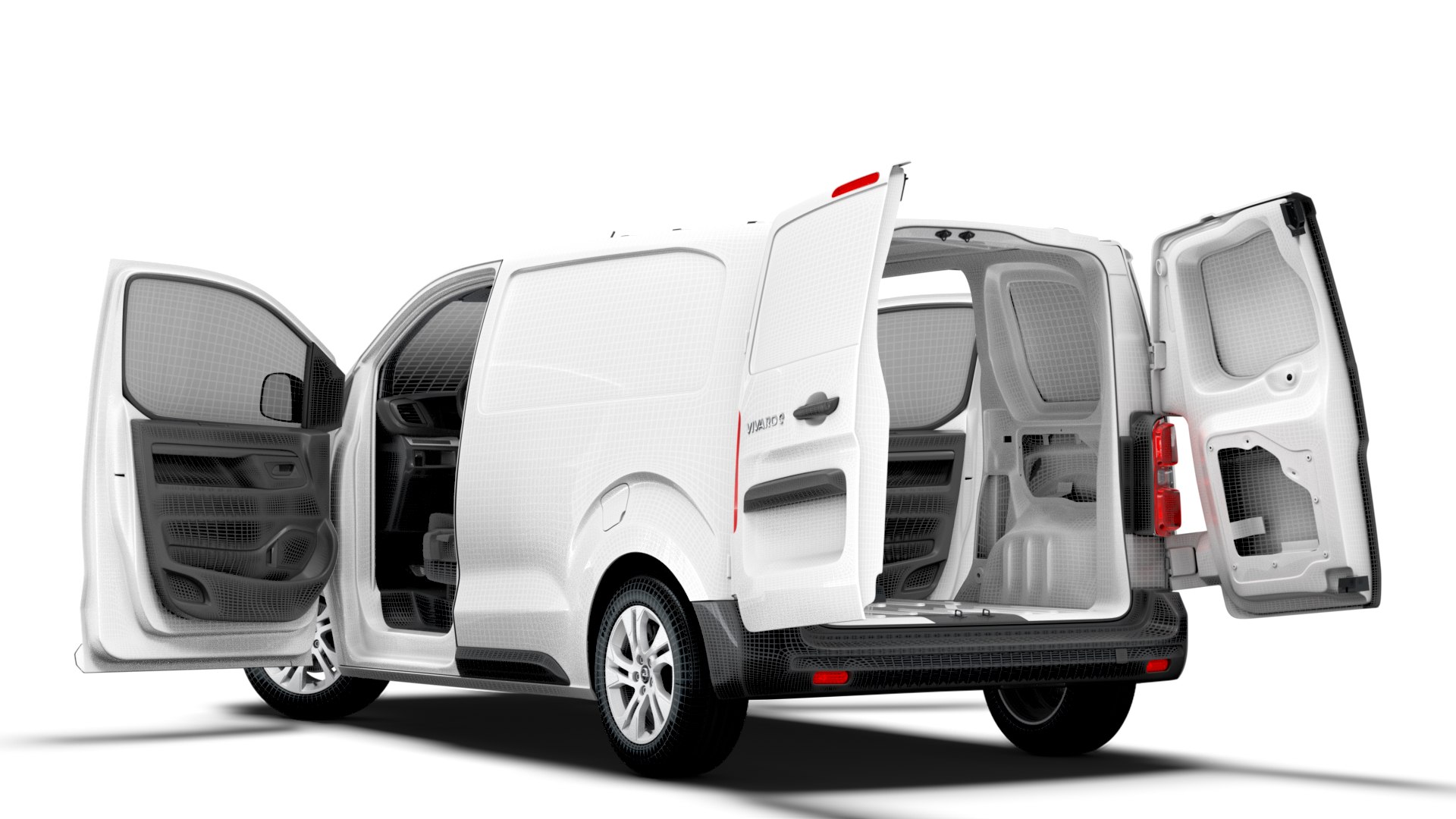 Opel Vivaro Electric Van L1 HQ Interior 2024 Model - TurboSquid 2240300