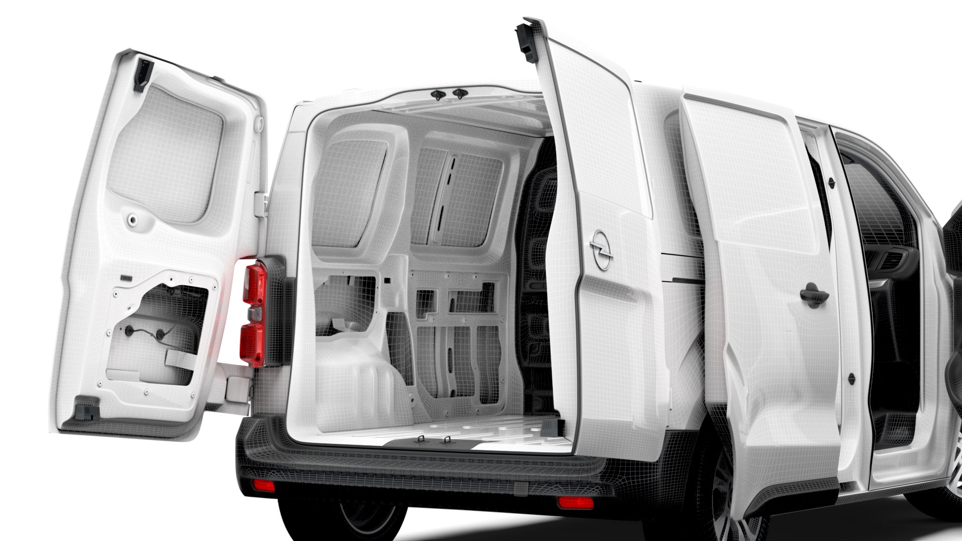 Opel Vivaro Electric Van L1 HQ Interior 2024 Model - TurboSquid 2240300