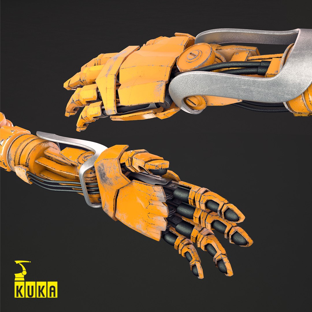 Kuka Hand Robot Hw 3D Model - TurboSquid 1261841