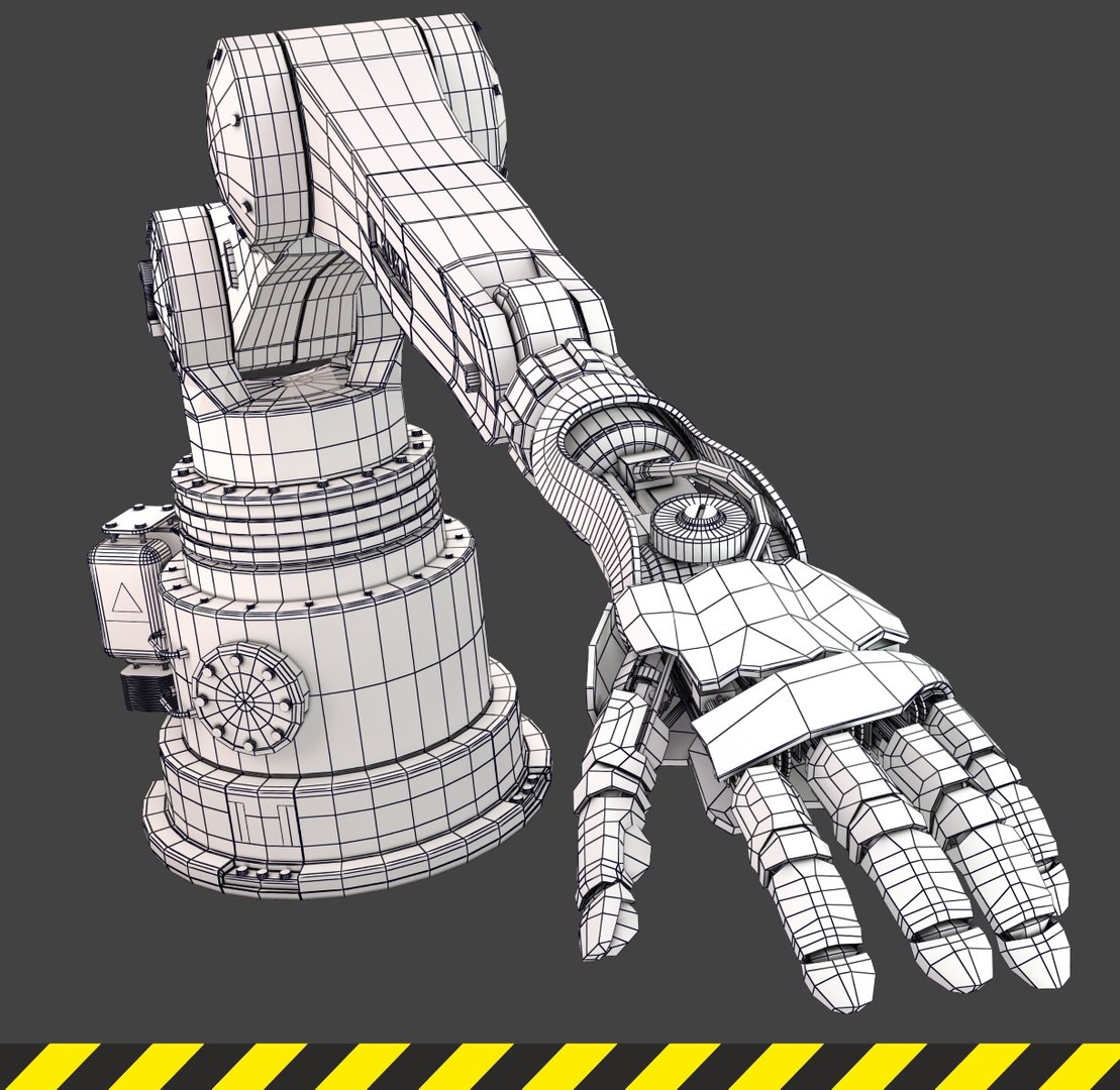 Kuka Hand Robot Hw 3D Model - TurboSquid 1261841