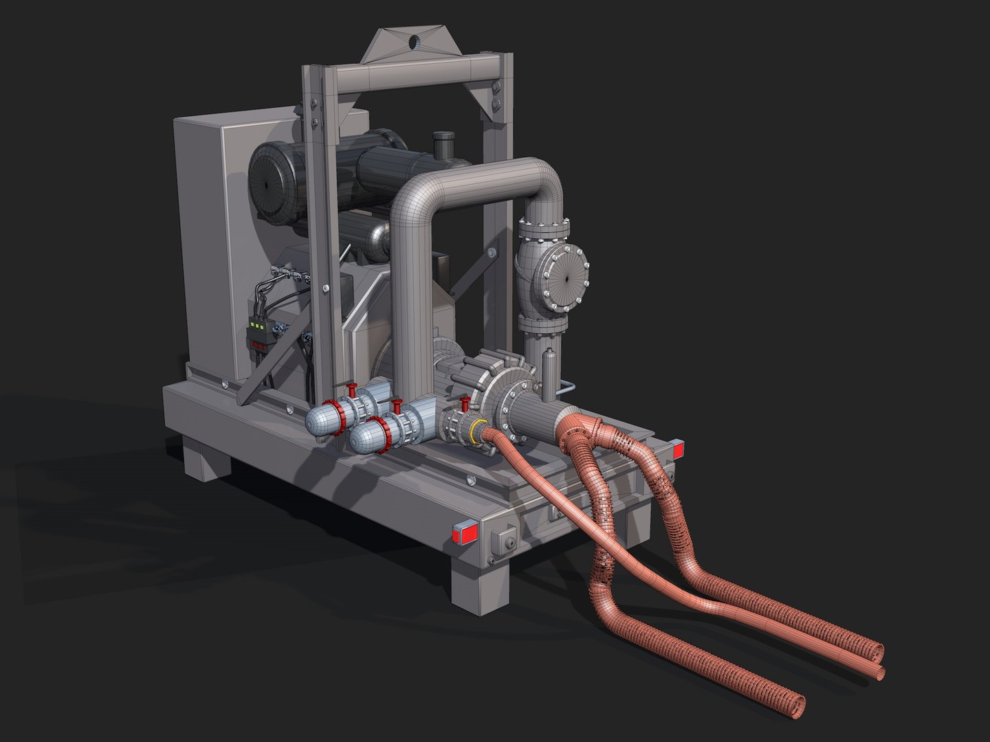 3D Water Transfer Pump Model - TurboSquid 2286418