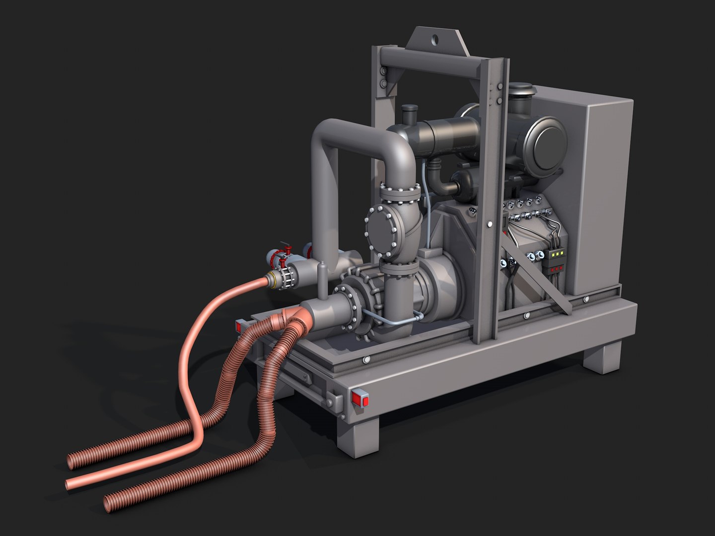 3D Water Transfer Pump Model - TurboSquid 2286418