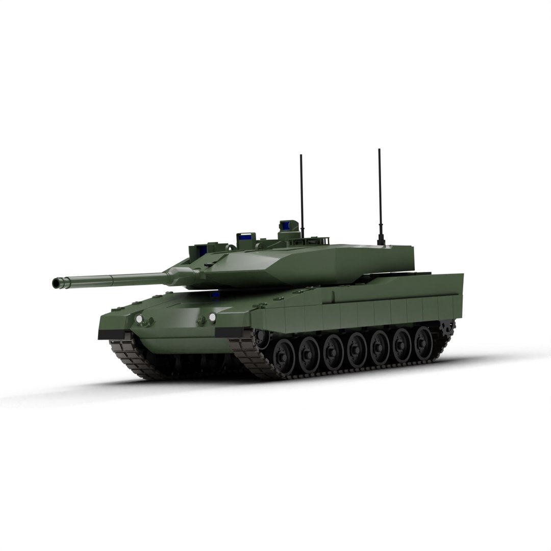 leo2Leopard 2A7V 2A7 2A6 2A5 2A4 Modelo 3D - TurboSquid 1962260