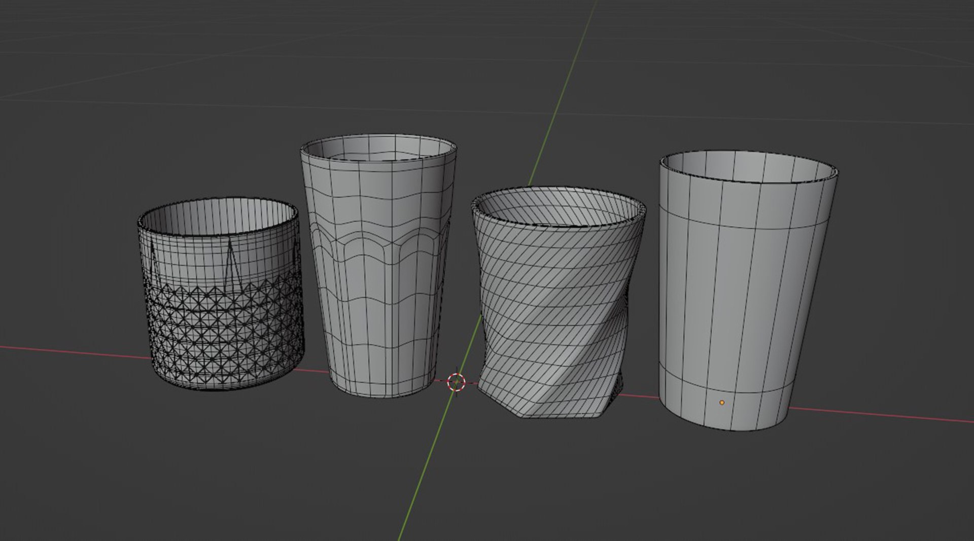 Glass Set 01 3D - TurboSquid 2108339