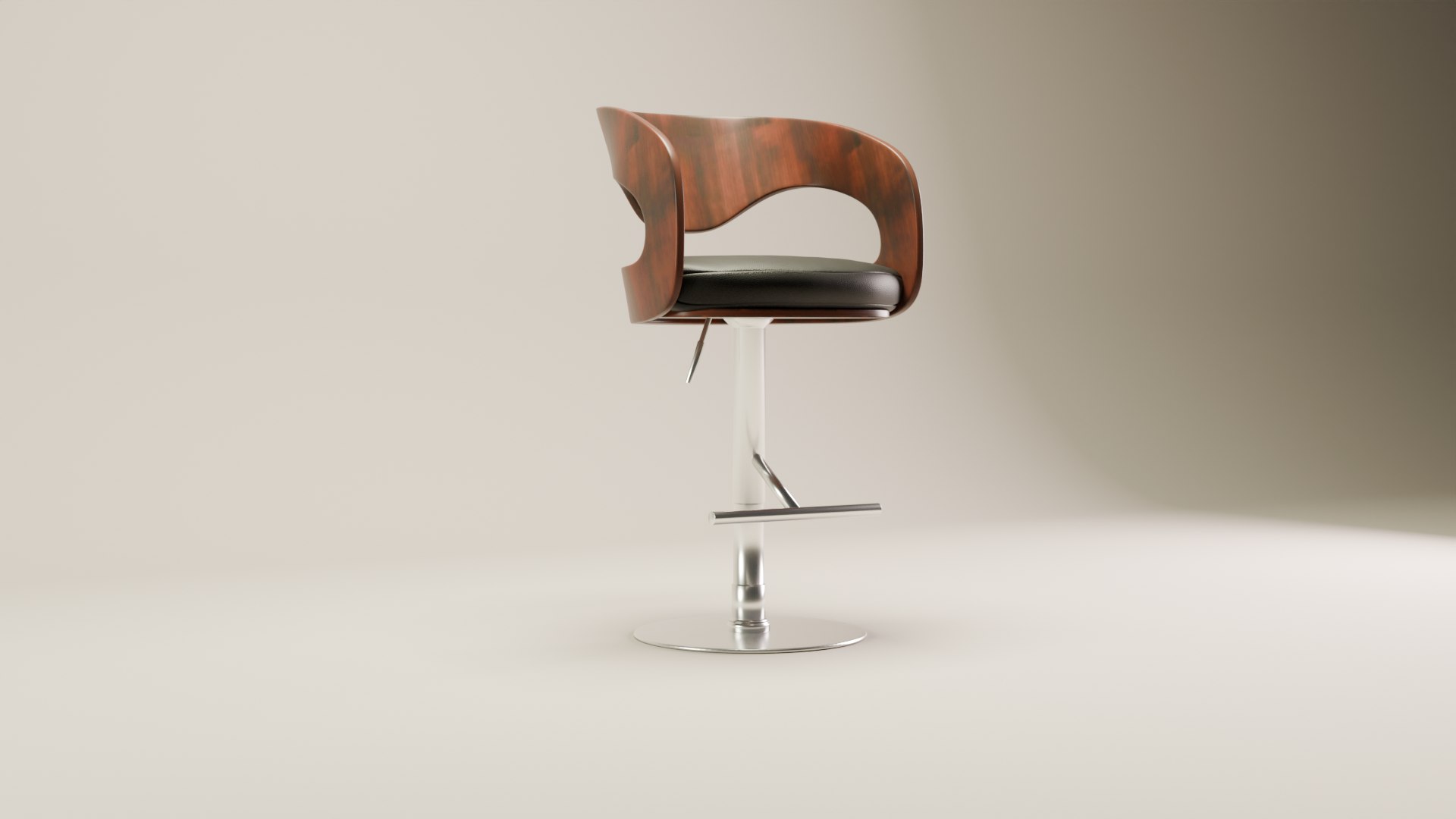 Dwell-bar-stool-fbx-obj-blend-ue-collada Model - TurboSquid 2190393