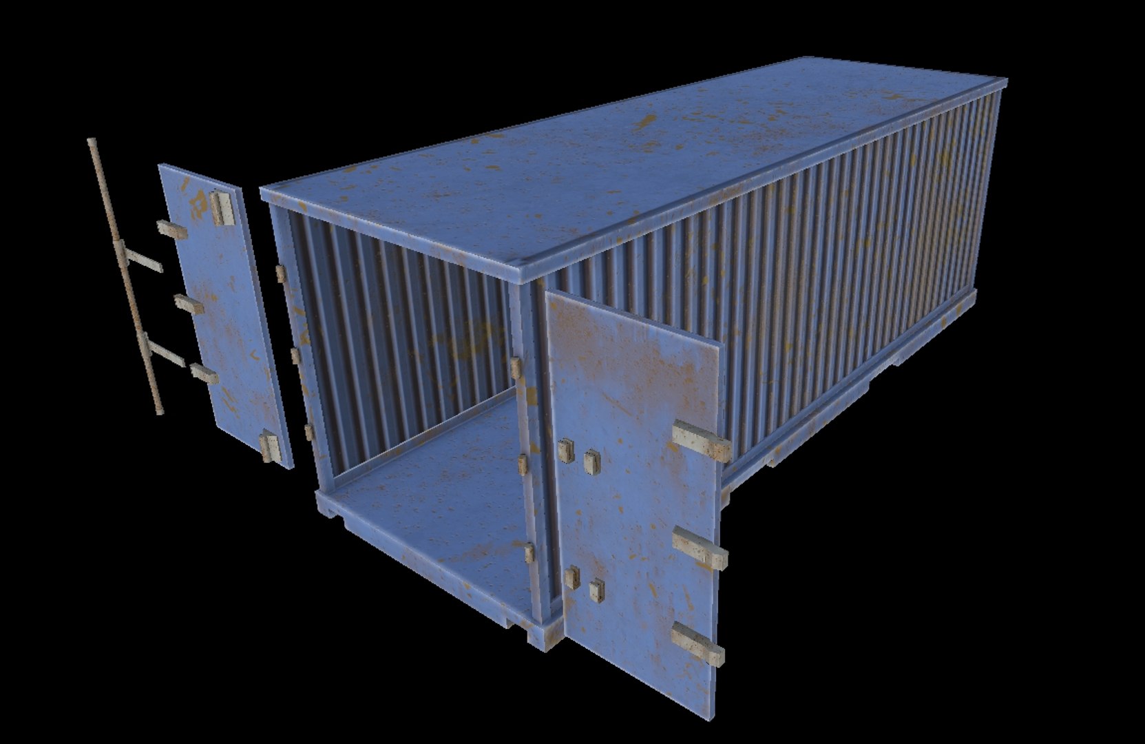 3D Model Ue4 Unity Metallic - TurboSquid 1314995