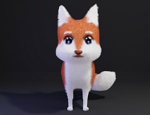 Cartoon Fox 3D Models for Download | TurboSquid