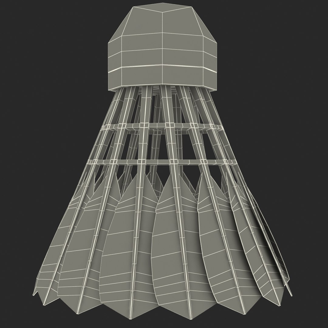 Shuttlecock Modeled Field 3d 3ds