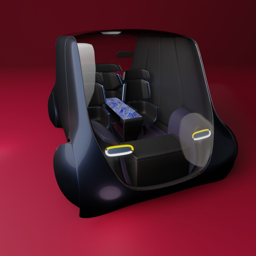 Futuristic concept styled autonomous model - TurboSquid 1489730