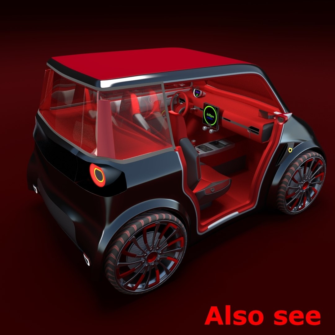 Futuristic concept styled autonomous model - TurboSquid 1489730