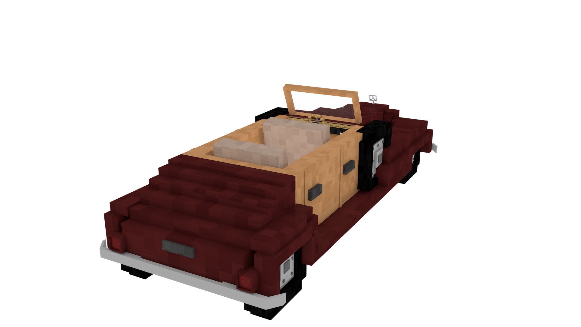 3d minecraft mercedes 770