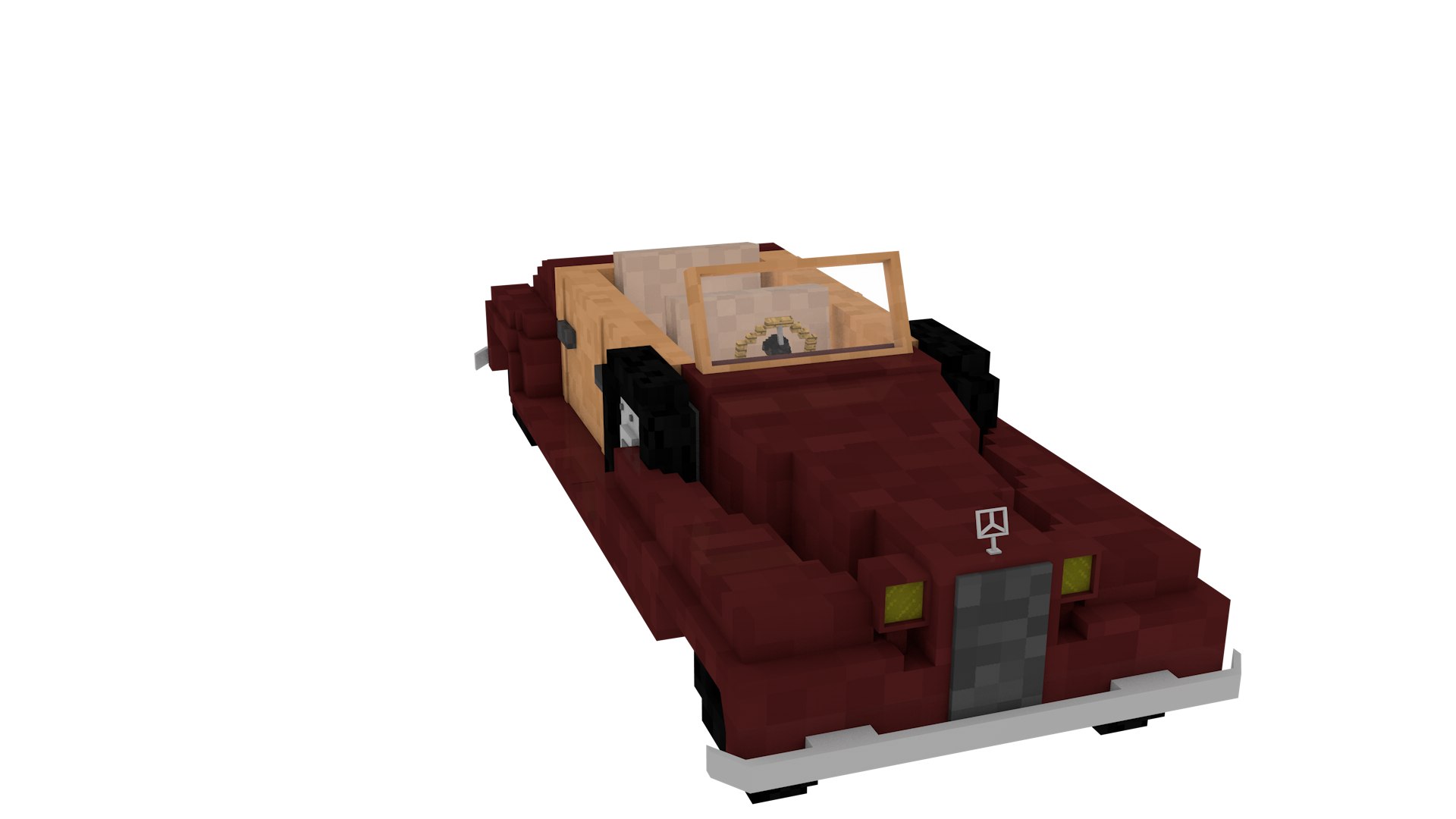 3d minecraft mercedes 770