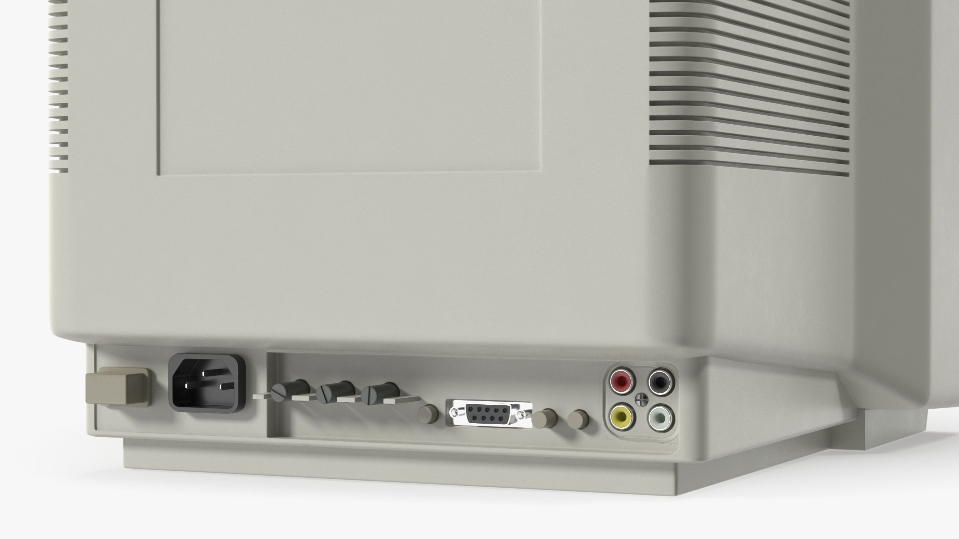 Vintage Computer with Monitor 3D model - TurboSquid 2062315