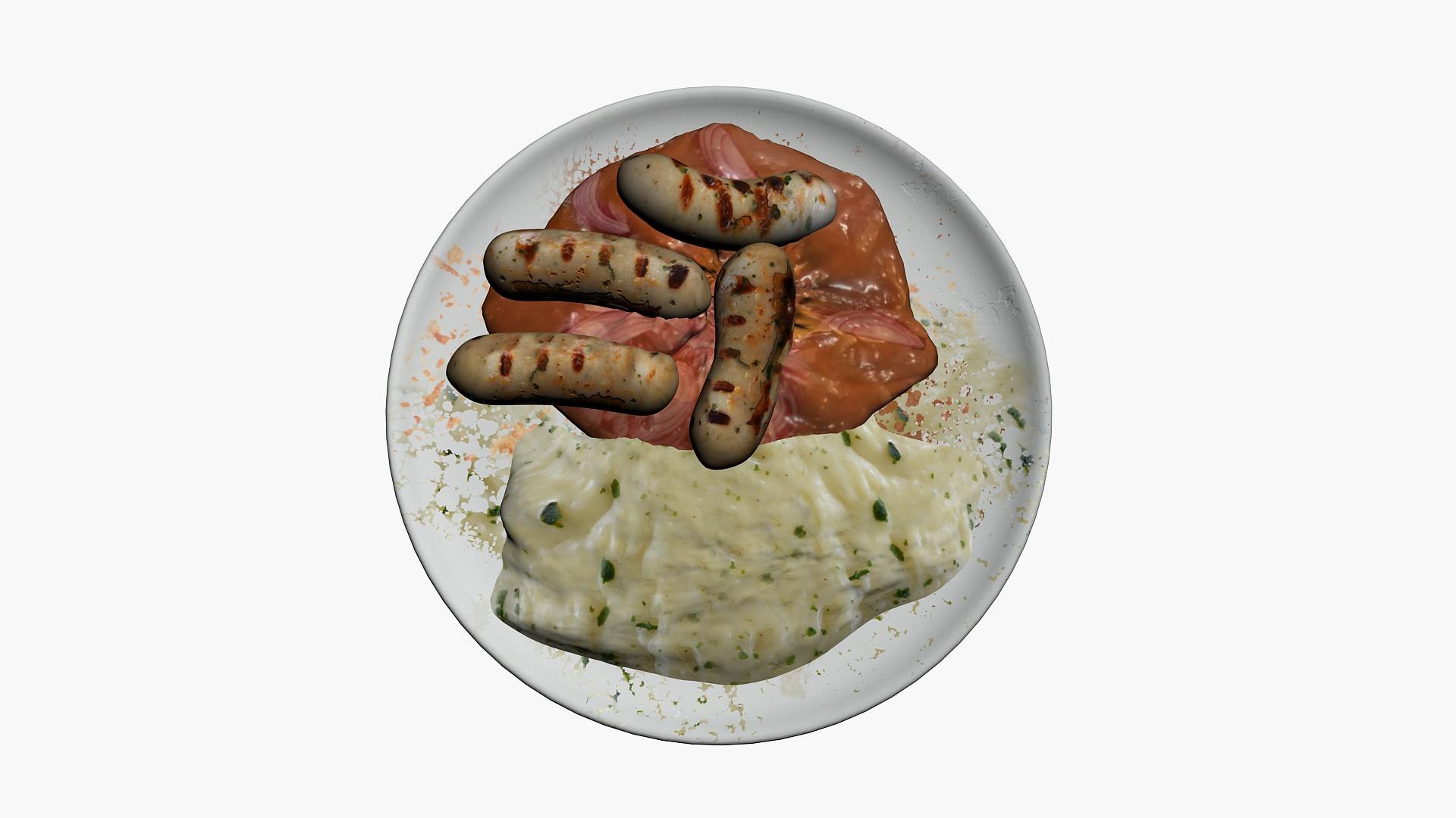3D German Sausage Model - TurboSquid 2272058