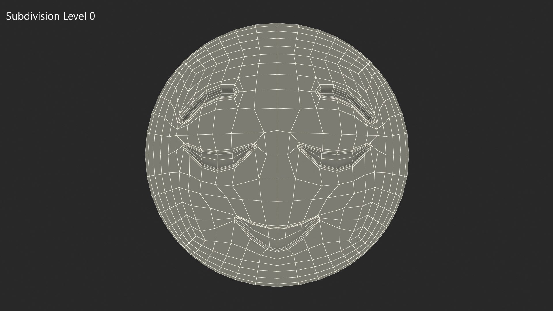 3D Relieved Emoji Model - TurboSquid 1533921