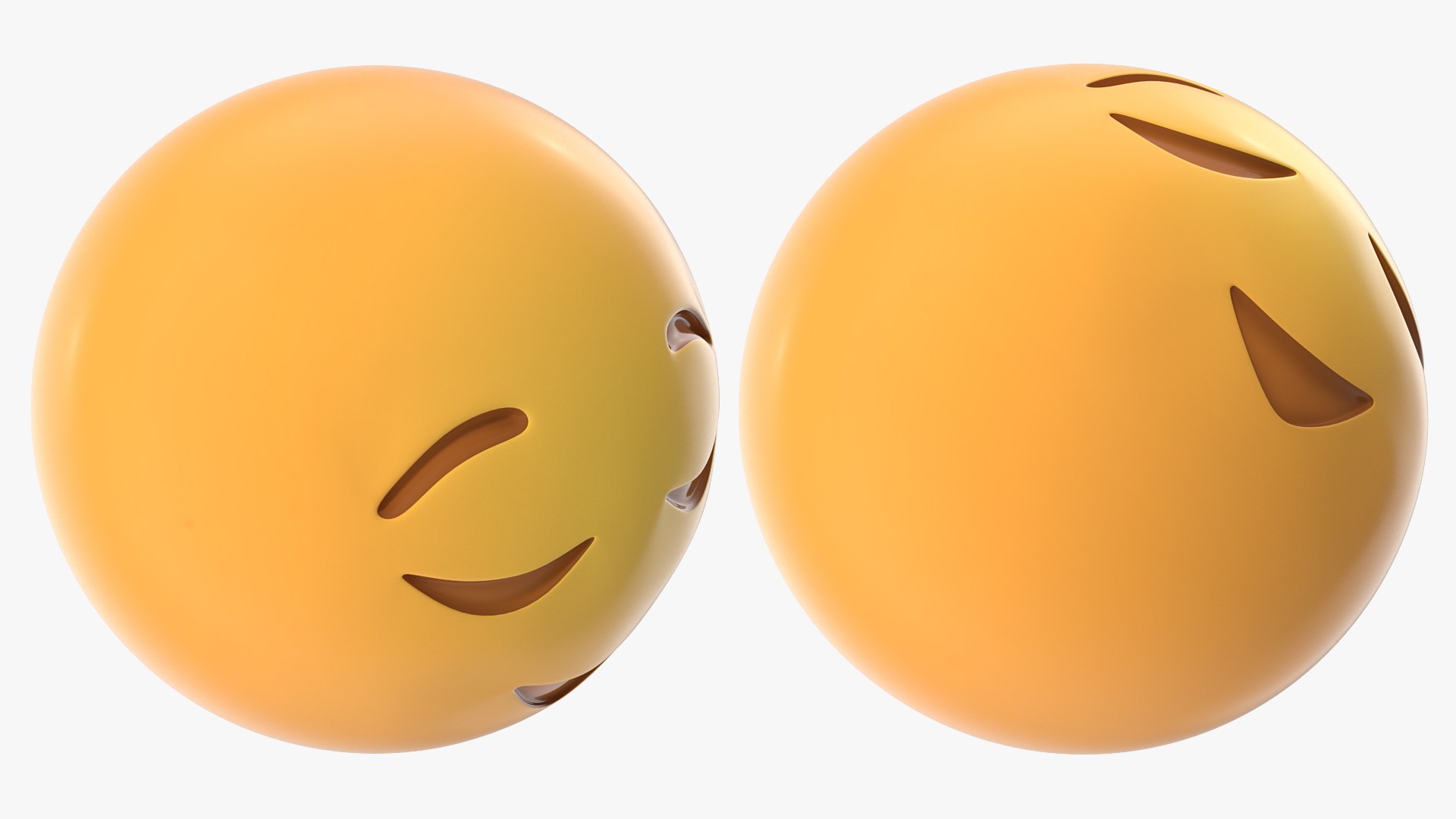 3D Relieved Emoji Model - TurboSquid 1533921