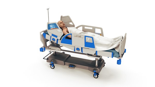 3D model patient medical bed - TurboSquid 1647454