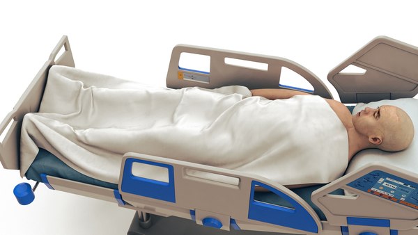 3D model patient medical bed - TurboSquid 1647454