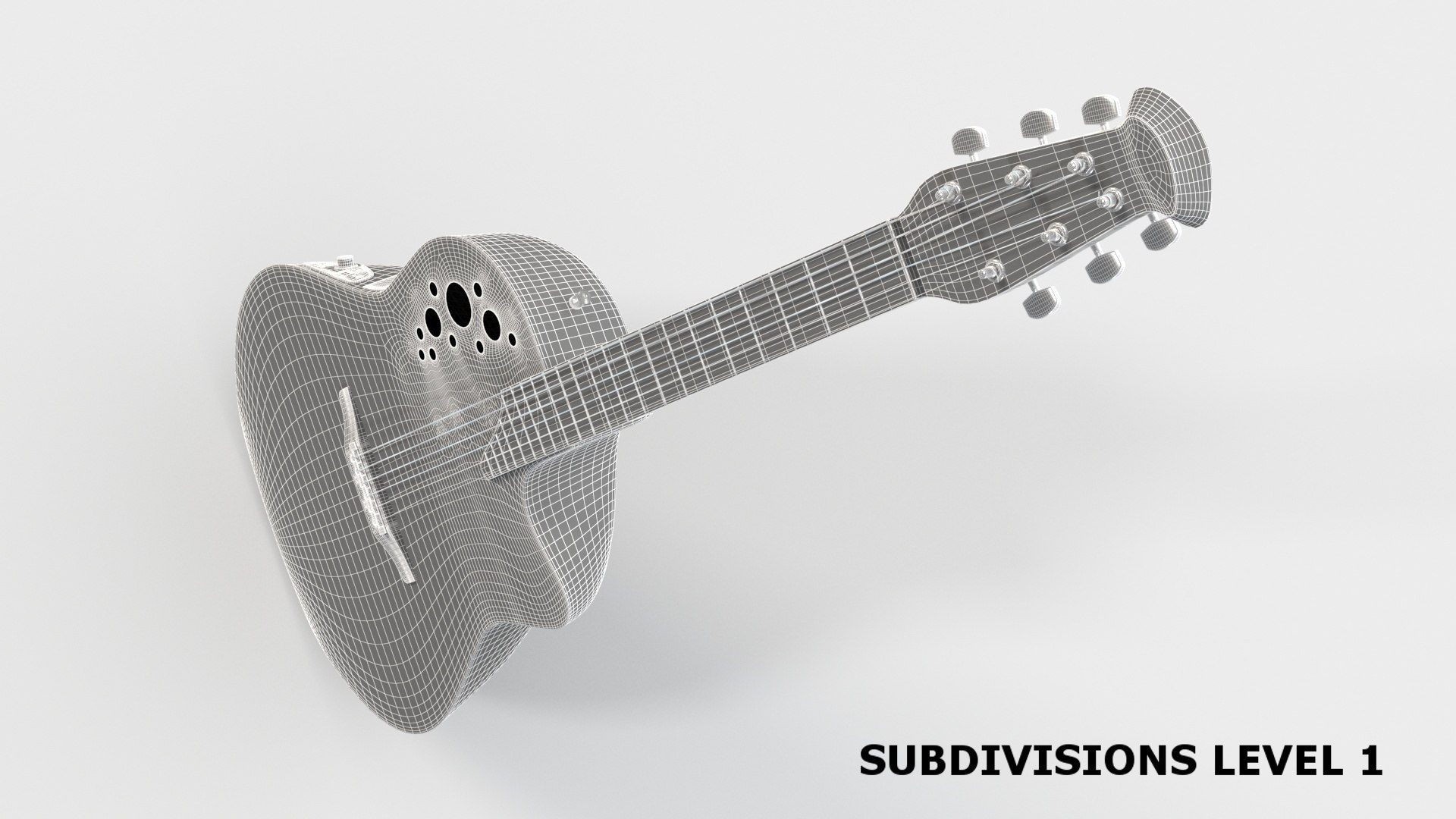 Ovation Elite Guitar 3D - TurboSquid 1752040