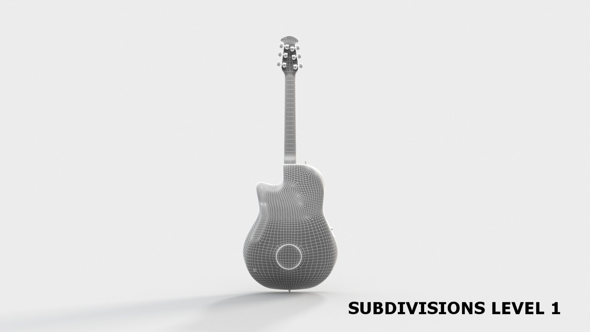 Ovation Elite Guitar 3D - TurboSquid 1752040