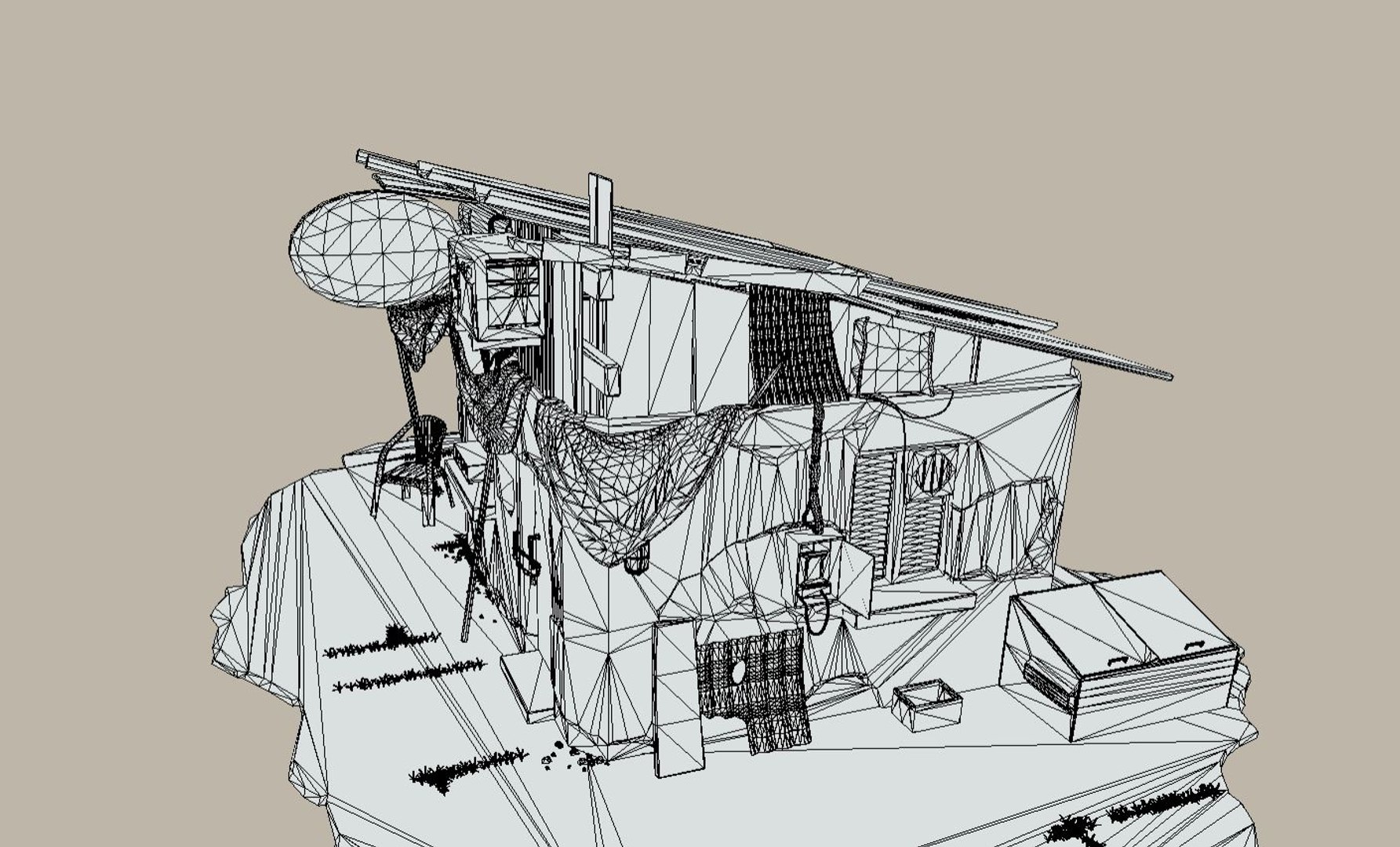 Slum Shop 3D Model - TurboSquid 1621073