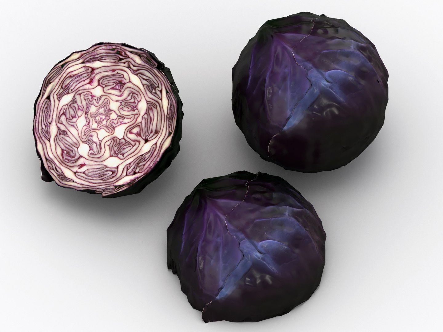3D Purple Cabbage Model - TurboSquid 2178469