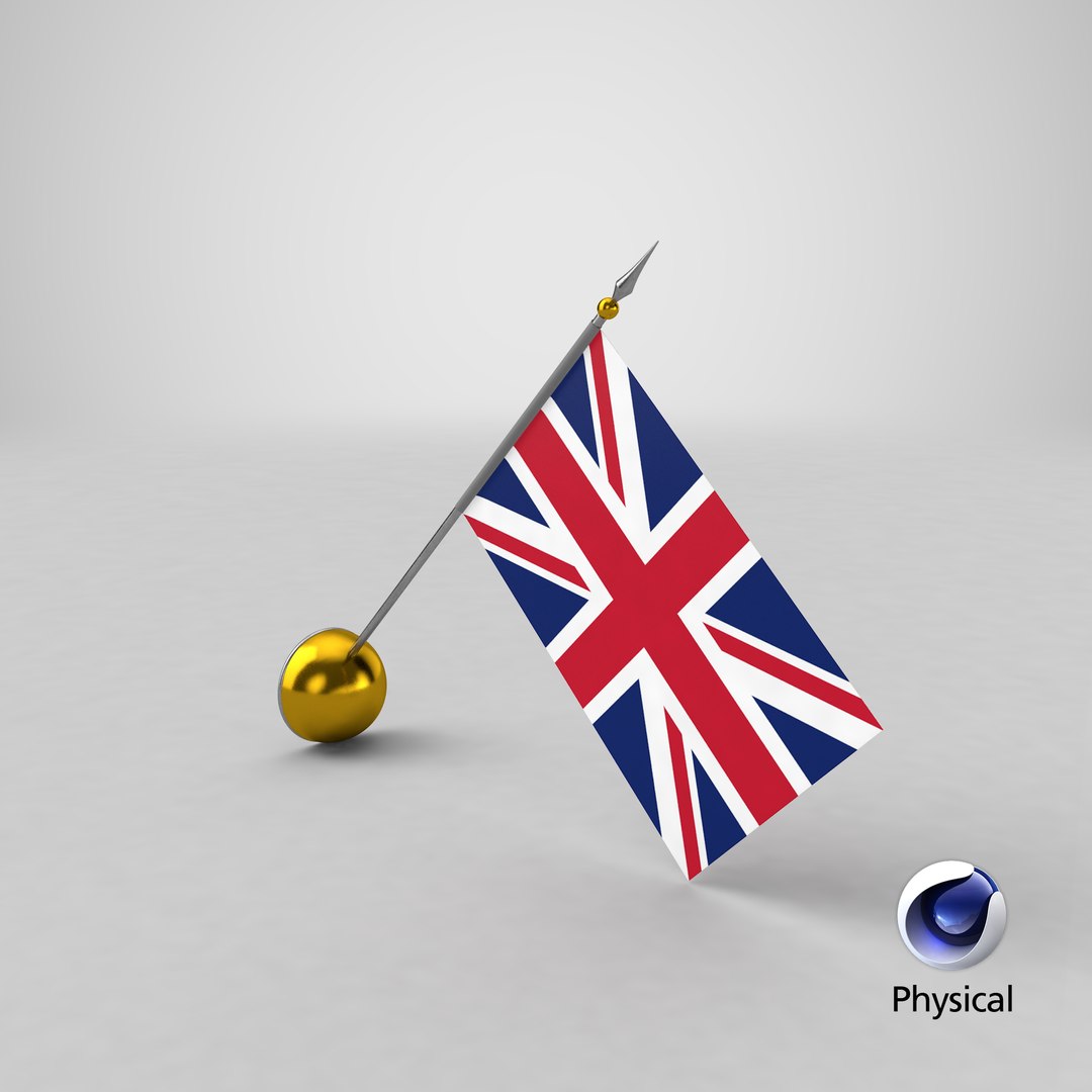 3D British Flag V9 - TurboSquid 1885436
