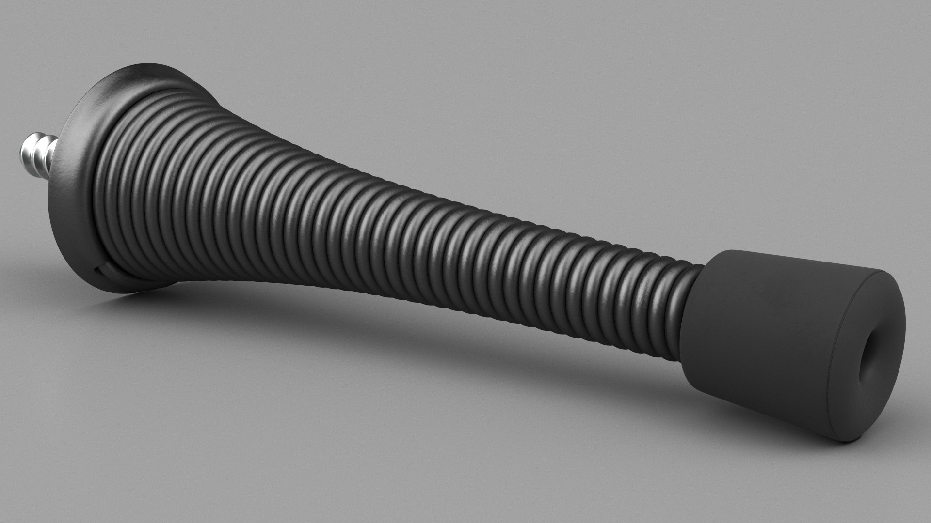 3D Black Spring Door Wedge Model - TurboSquid 2131148