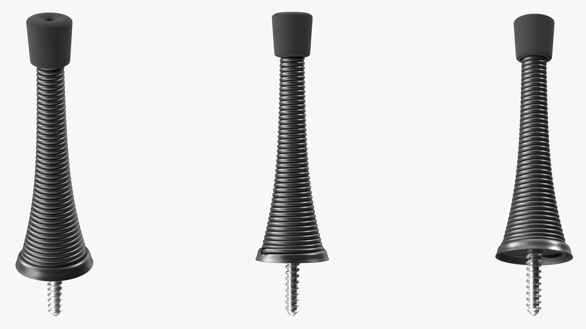 3D Black Spring Door Wedge Model - TurboSquid 2131148
