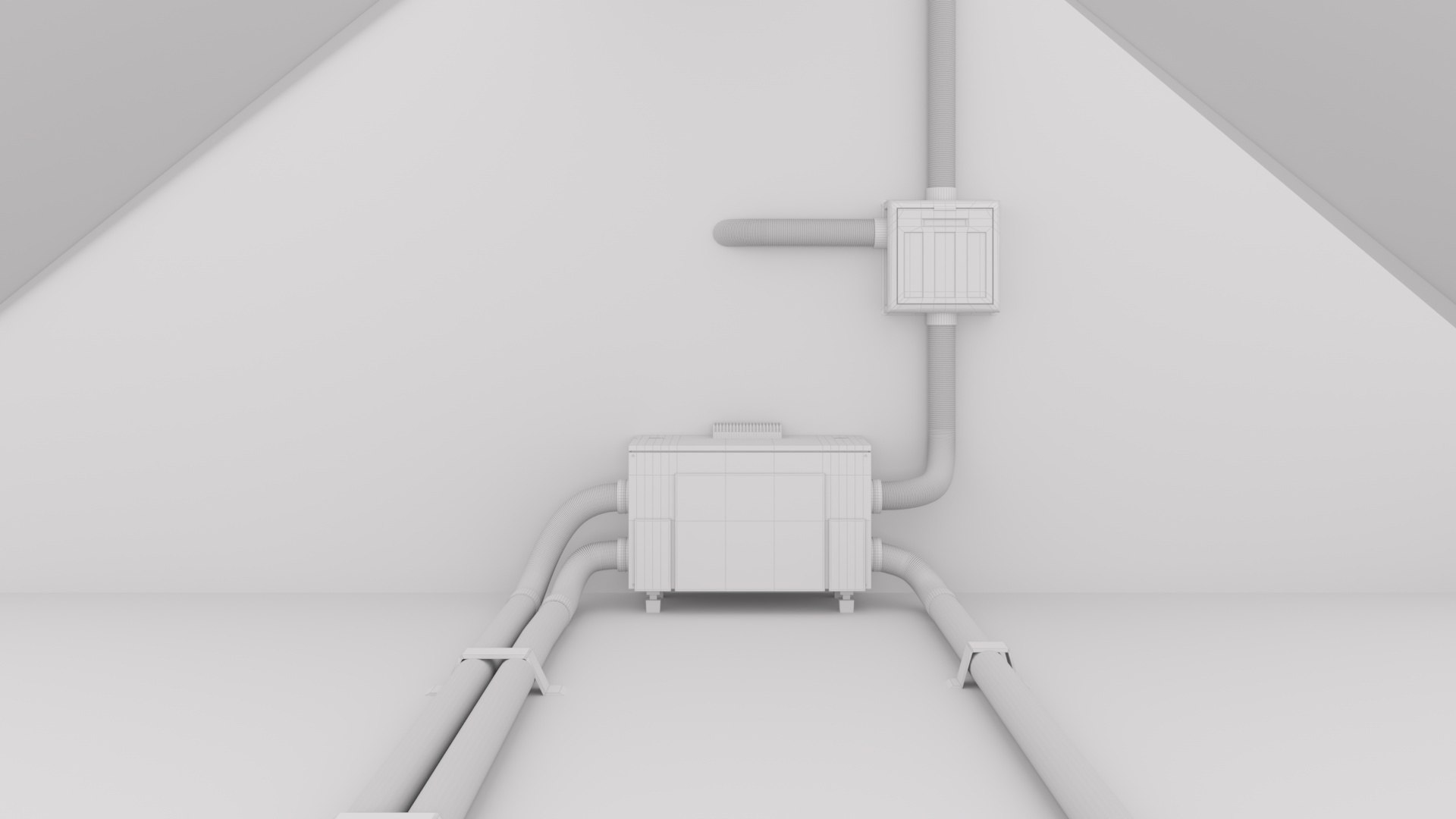 Heat Recovery Ventilation System 3D Model - TurboSquid 1990637