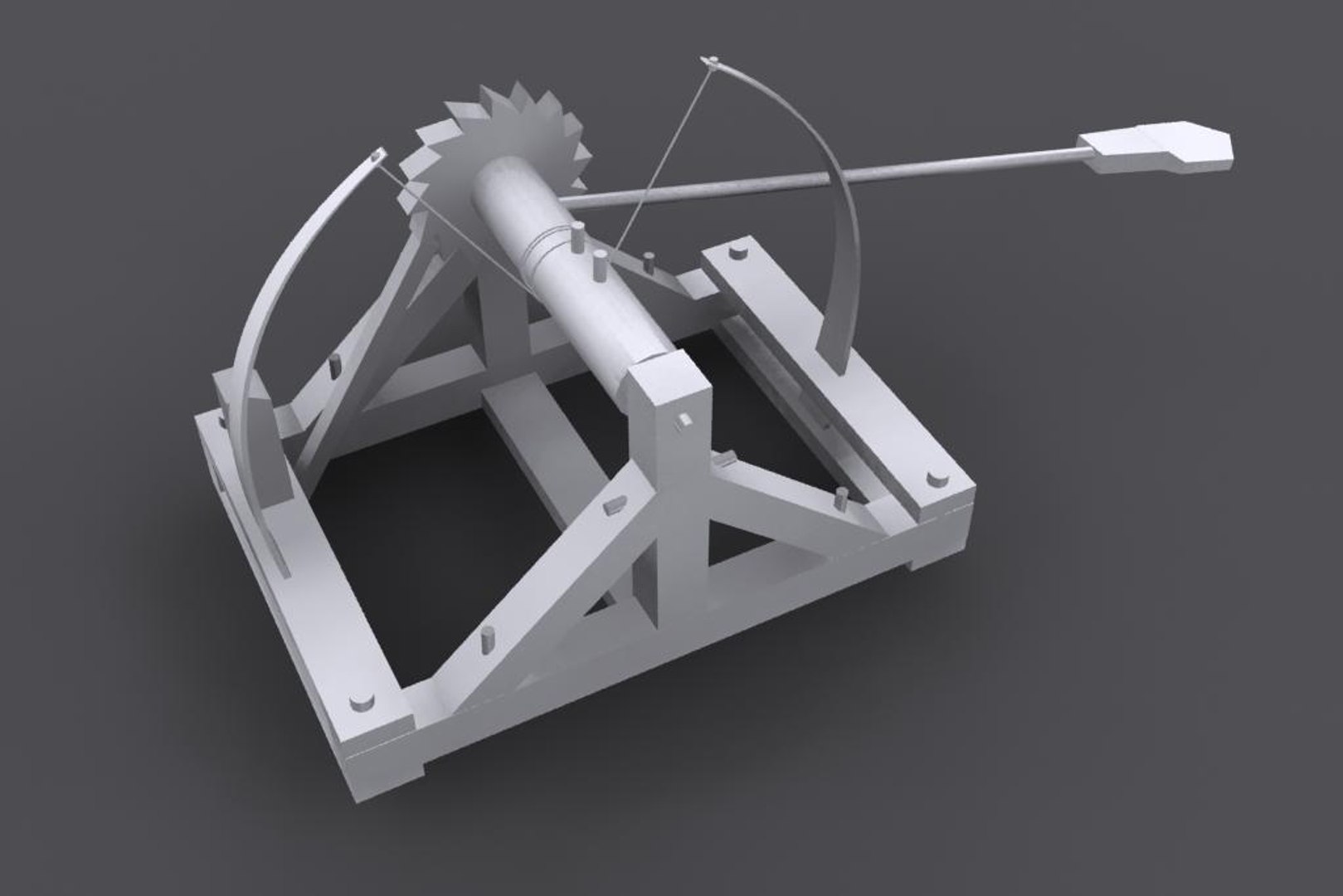 Leonardo Da Vinci Catapult 3d Max