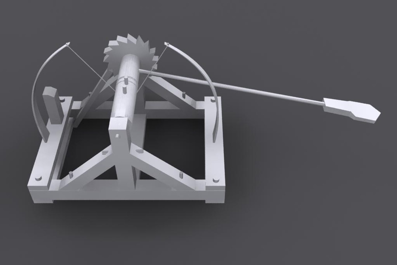 Leonardo Da Vinci Catapult 3d Max